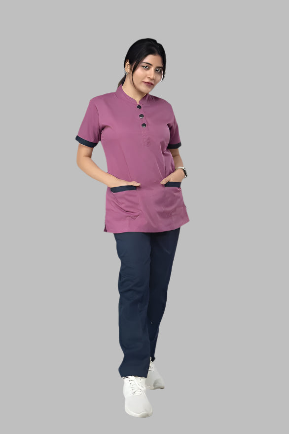 UNIFORM CRAFT Women's Polyester and Cotton Twill Support Staff Uniform ...